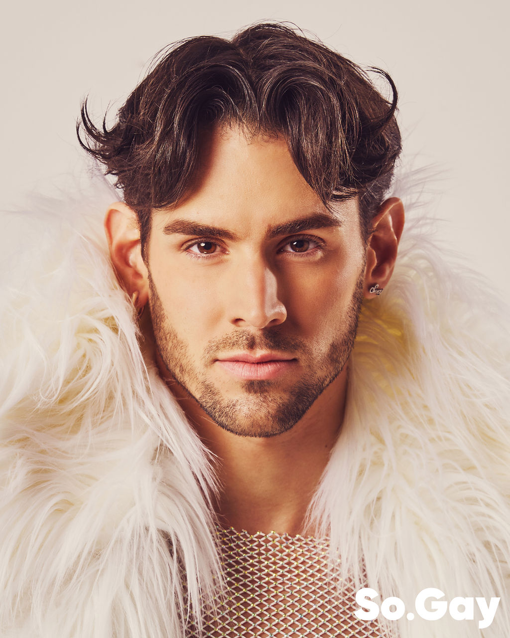 Every stunning look from our photoshoot with designer Lucas Stowe - so.gay